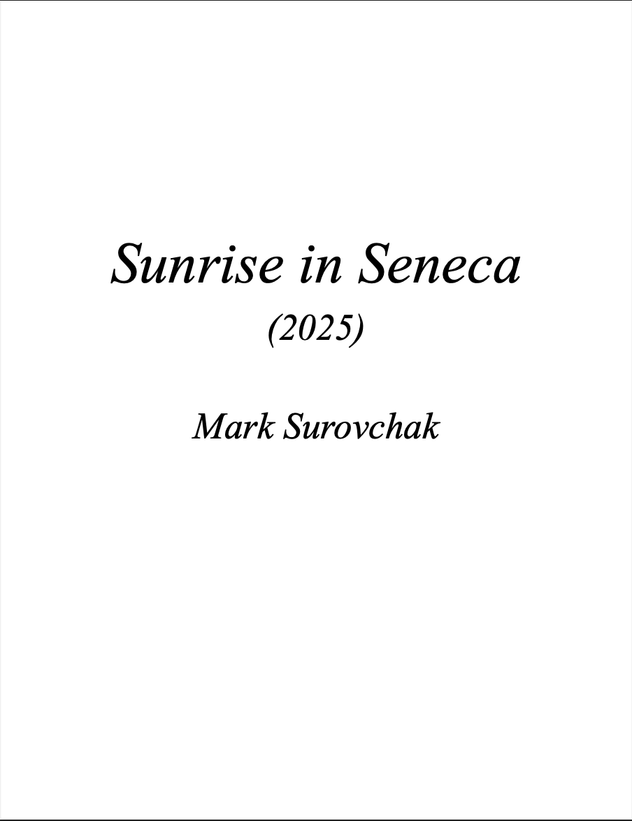Sunrise In Seneca | Murphy Music Press, LLC